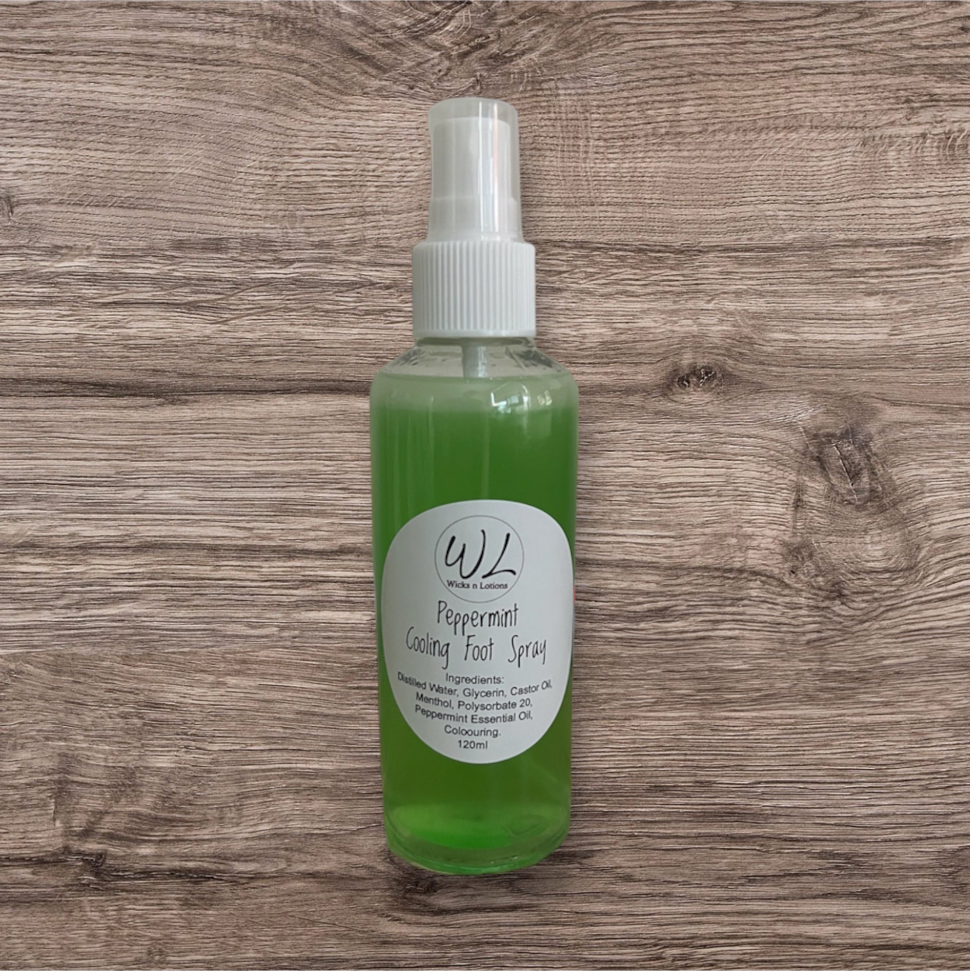 Peppermint Cooling Foot Spray – Wicks 'n Lotions